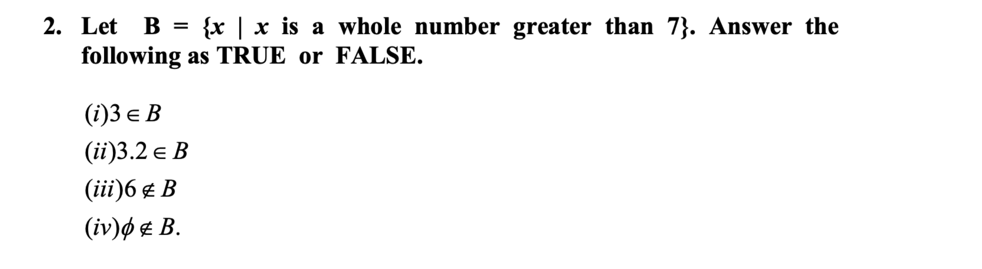 Solved Let is a whole number greater than 7 | Chegg.com