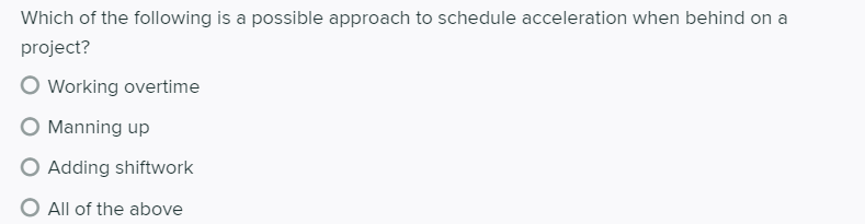 Solved Which of the following is a possible approach to | Chegg.com