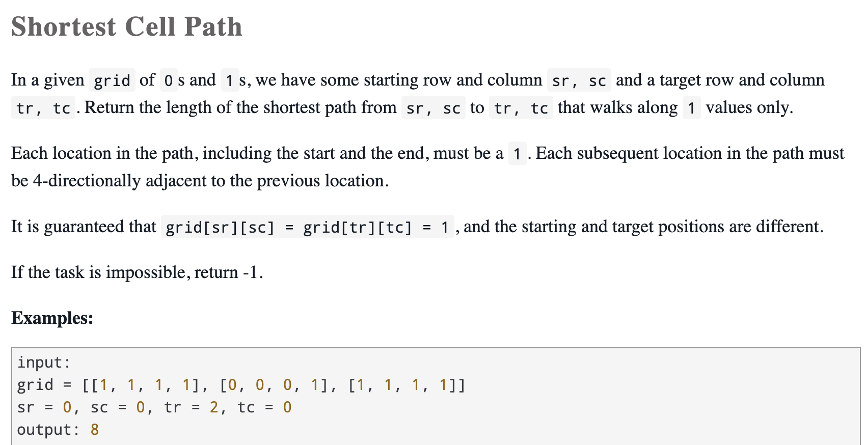 Solved ( Java ) you must use BFS and you can use array Queue | Chegg.com