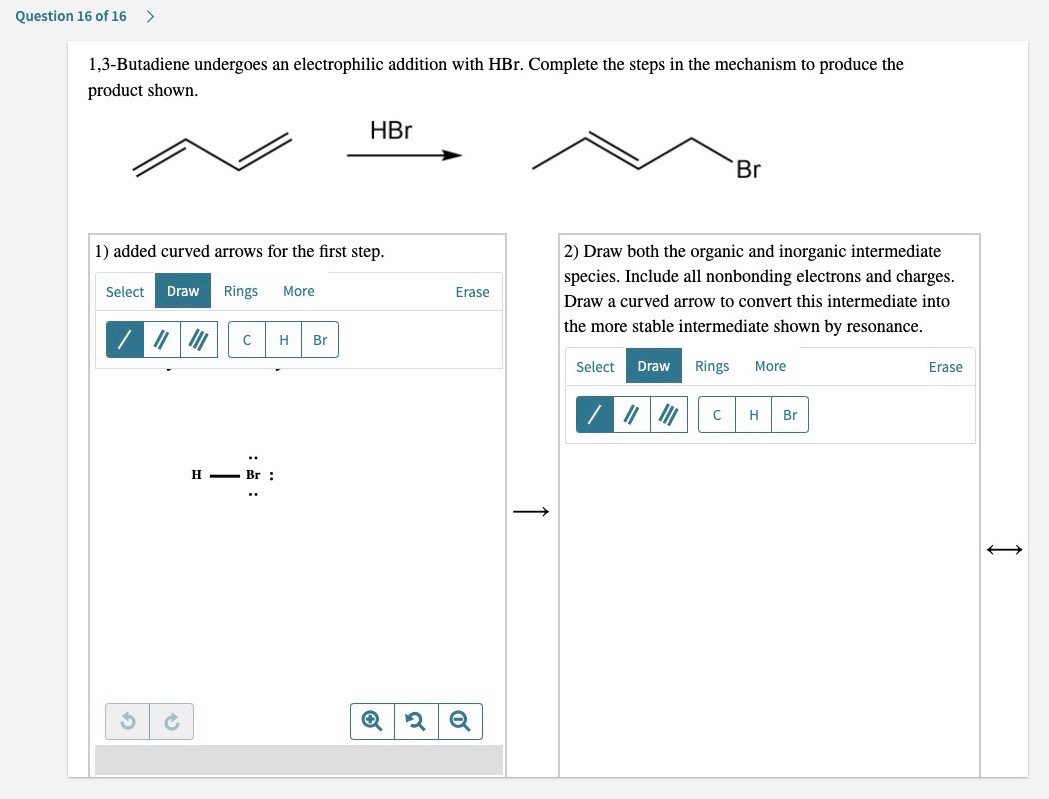 Solved Question 16 of 16 > 1,3-Butadiene undergoes an | Chegg.com
