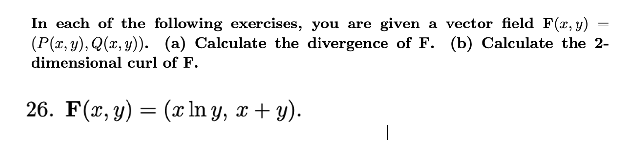 Solved In each of the following exercises, you are given a | Chegg.com