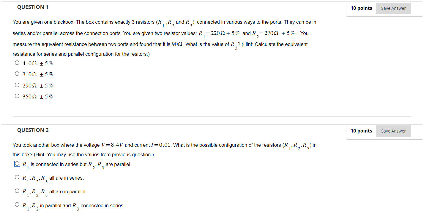 Solved You are given one blackbox. The box contains exactly | Chegg.com