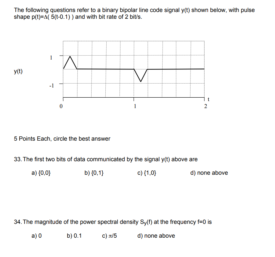 Solved The following questions refer to a binary bipolar | Chegg.com