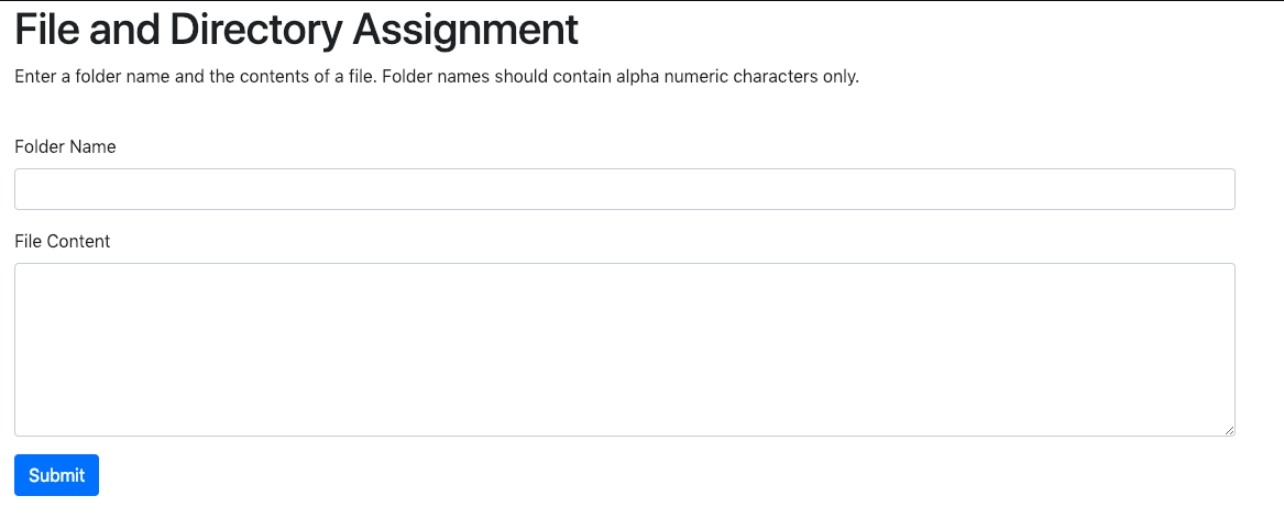Solved User will enter a directory name and some textual | Chegg.com