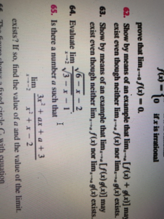 Solved prove that lim,-fx)-0. Show by means of an example | Chegg.com