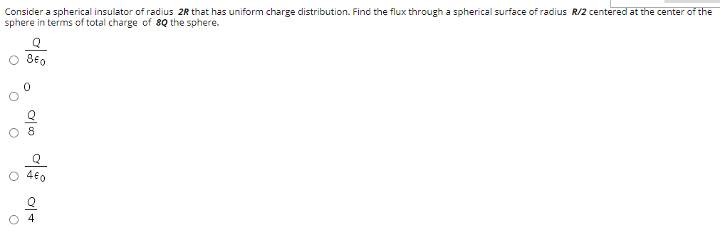 Solved Consider a spherical insulator of radius 2R that has | Chegg.com