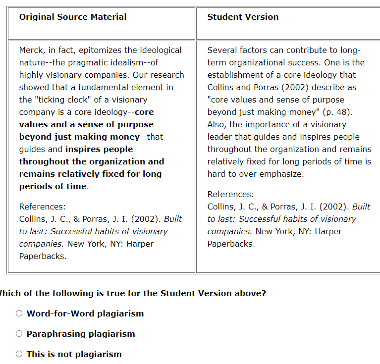 Solved Original Source Material Student Version The | Chegg.com