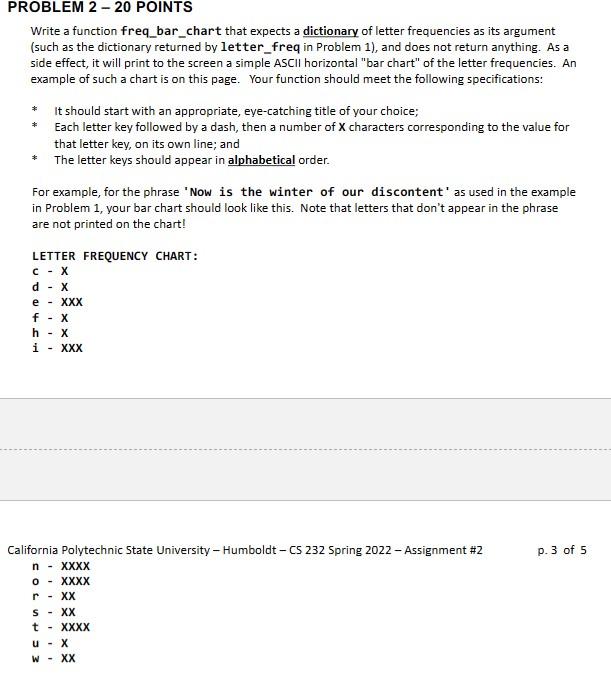 Solved For example, for the phrase 'Now is the winter of our | Chegg.com