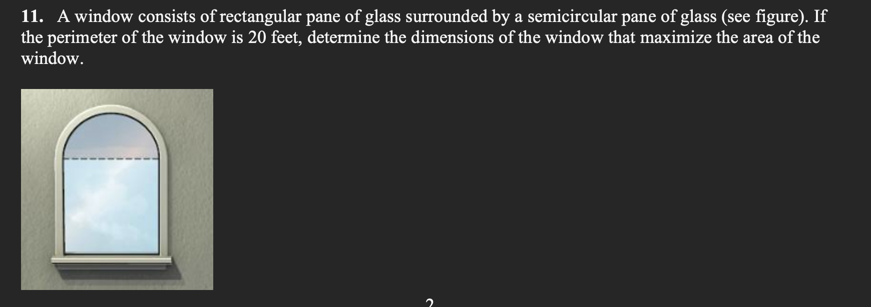 Solved 11. A window consists of rectangular pane of glass | Chegg.com