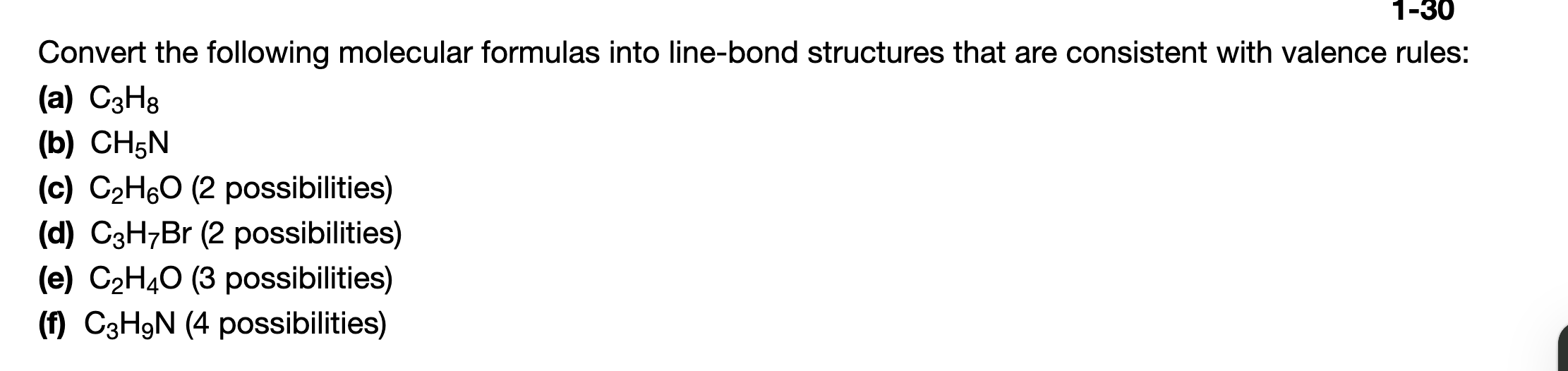 Solved Convert the following molecular formulas into | Chegg.com