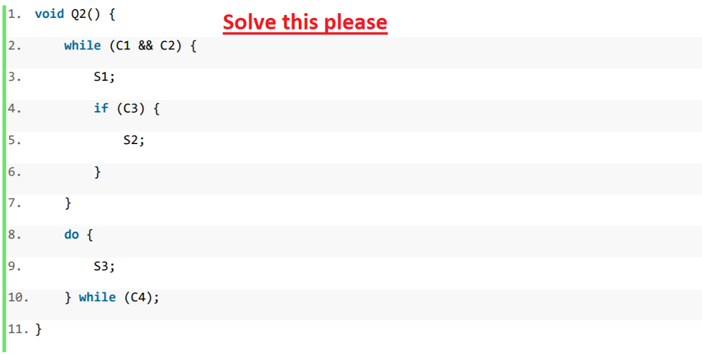 Solved 1) construct a set of independent paths through the | Chegg.com