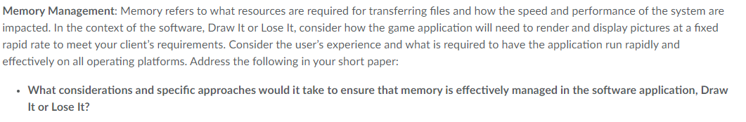 Solved Overview Your client, The Gaming Room, currently has | Chegg.com