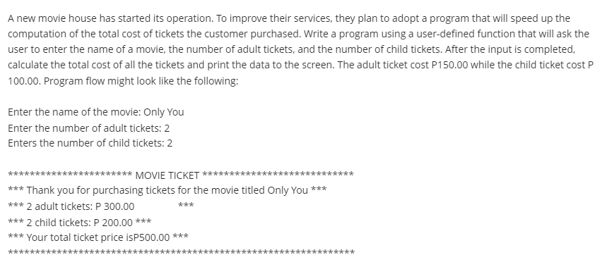 Solved In your own IDE: write the solution of the | Chegg.com