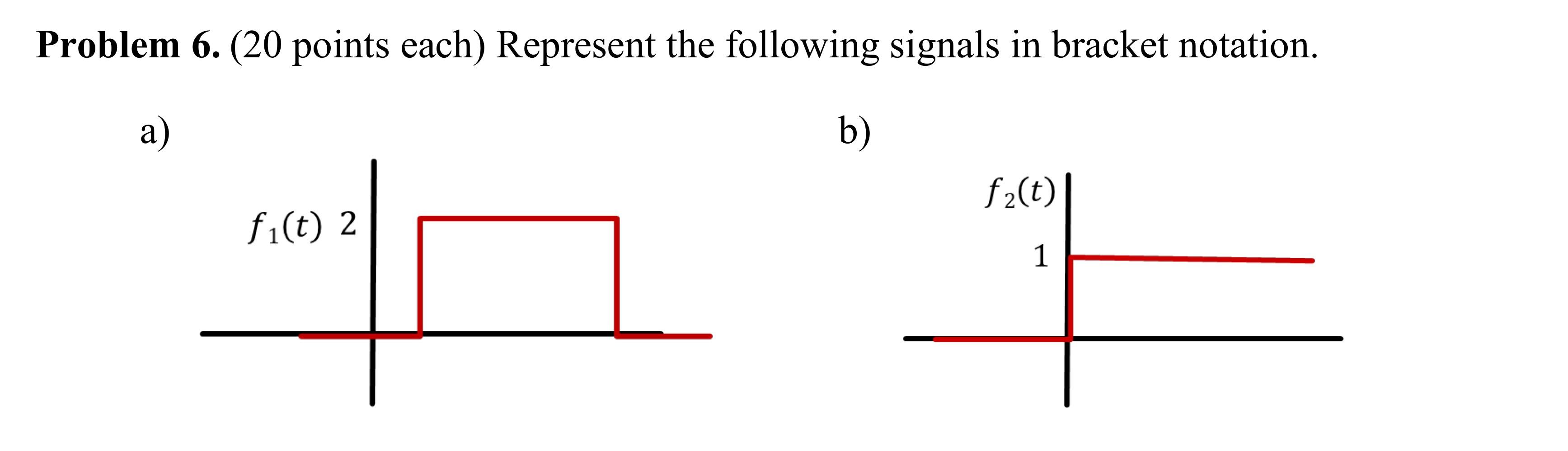 Solved Problem 6. (20 points each) Represent the following | Chegg.com
