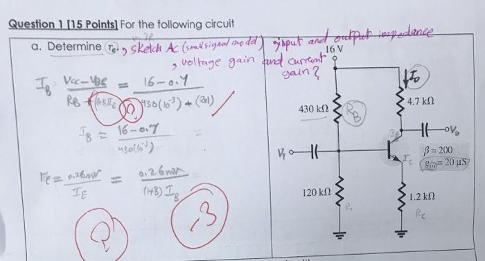 Solved Question 1115 Points] For the following circuit 16 V | Chegg.com