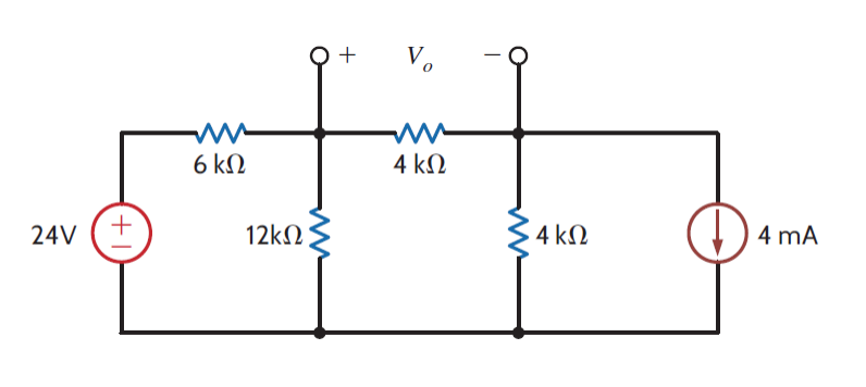 Solved Find V0 For Using The Loop Analysis