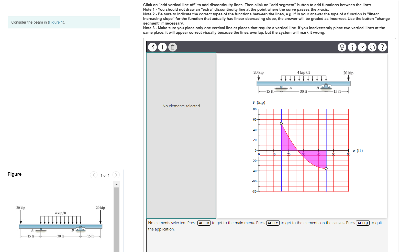 Solved Click on "add vertical line off" to add discontinuity | Chegg.com
