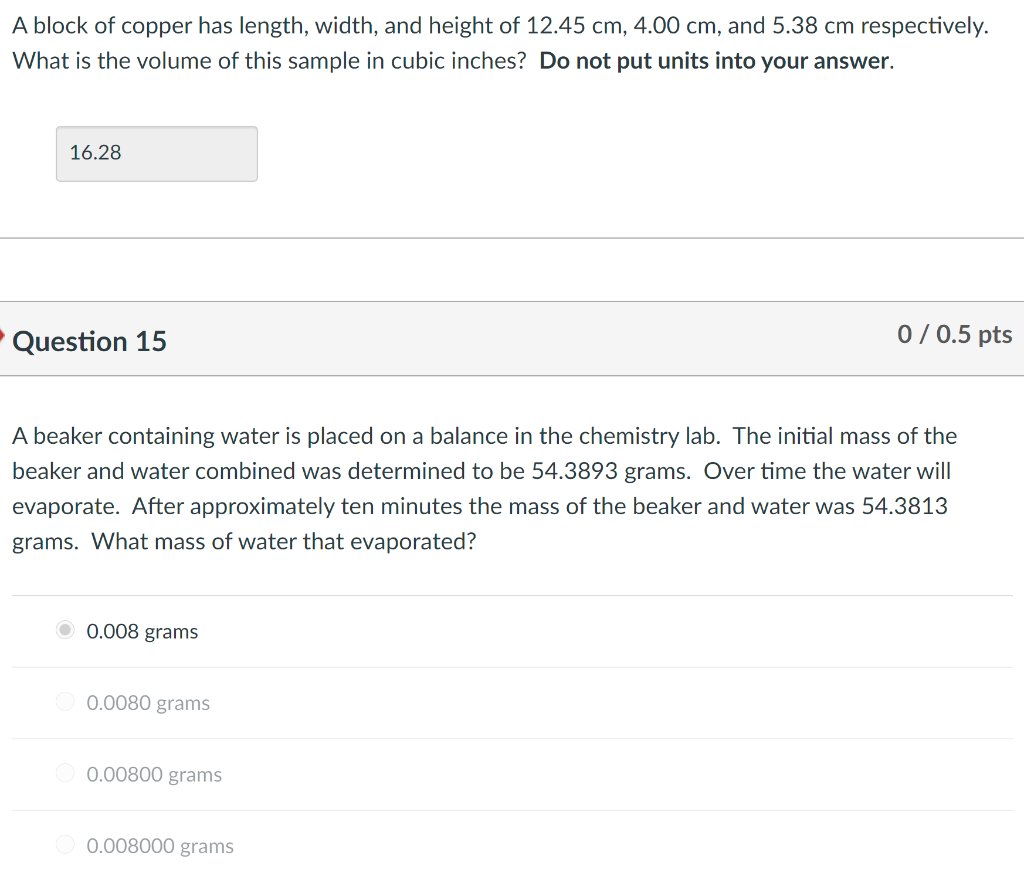 Solved The density of a solution of salt water was | Chegg.com