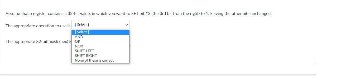 Solved Assume that a register contains a 32-bit value, in | Chegg.com