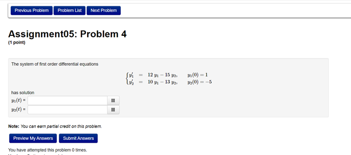 Solved Previous Problem Problem List Next Problem | Chegg.com