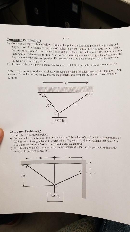 Computer Assignment #1 The purpose of this assignment | Chegg.com