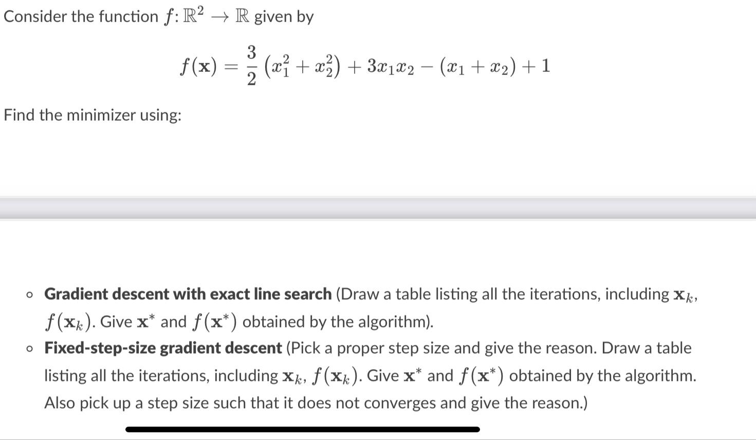 Solved Consider the function f:R2→R given by | Chegg.com