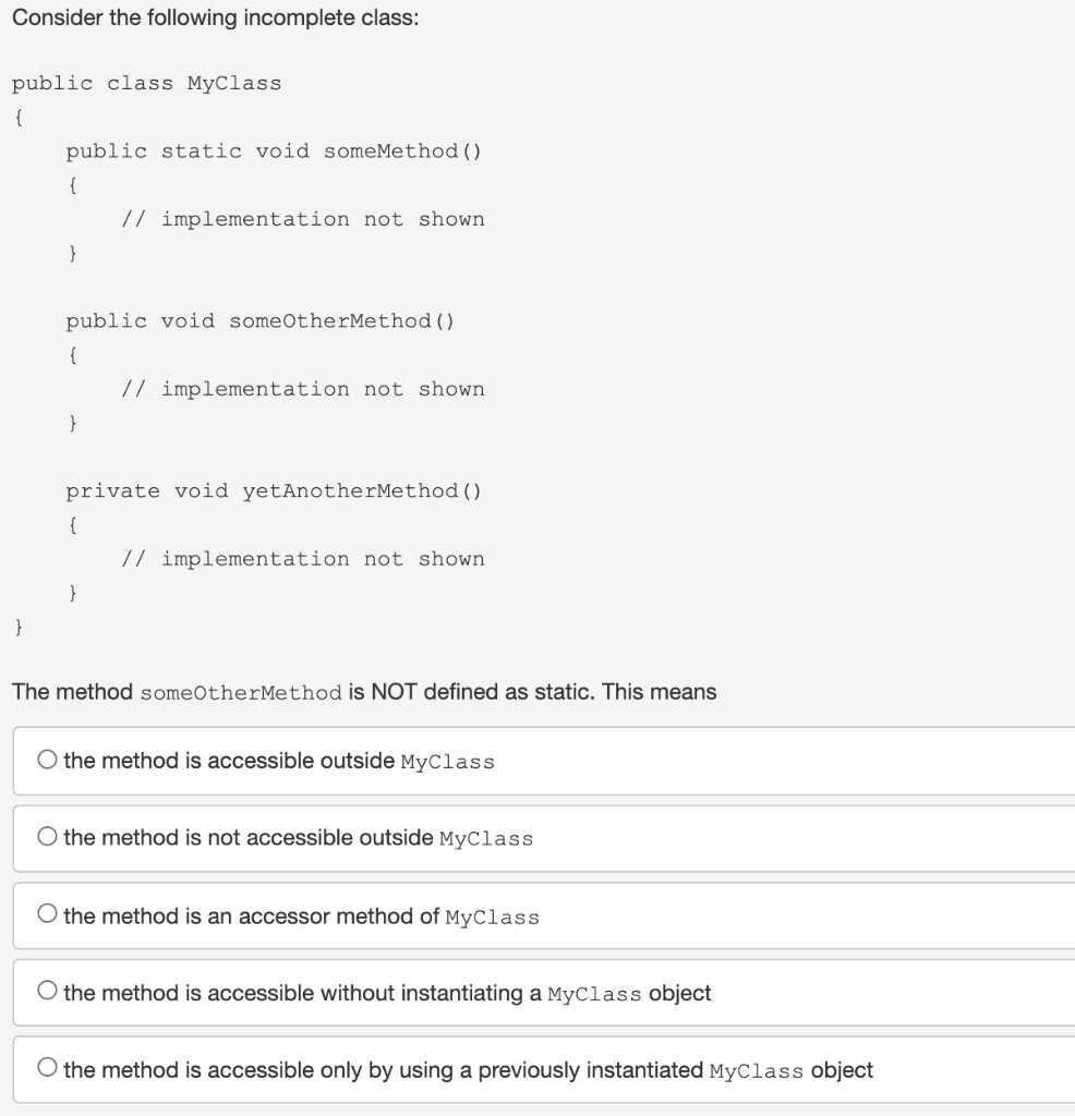 Solved Consider the following client code and assume that it | Chegg.com