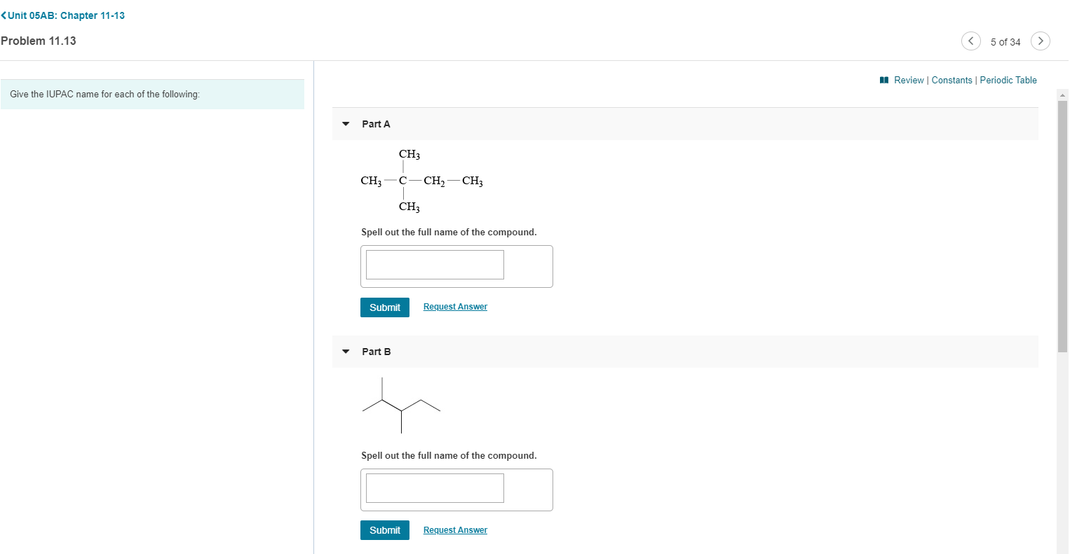 Solved Review Constants Periodic Table Give the IUPAC name | Chegg.com
