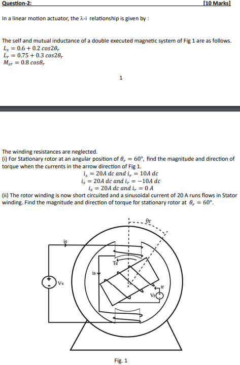 Solved Question-2:\\n[10 Marks]\\nIn a linear motion | Chegg.com