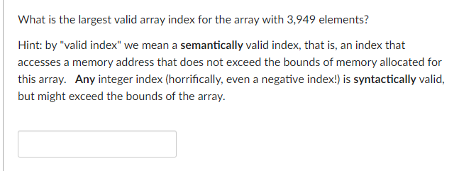 Solved How many bytes of memory are occupied by an array of | Chegg.com