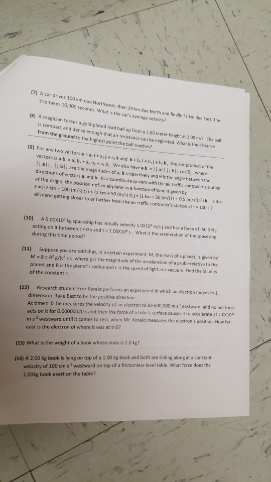 (1) The vector R2 is -200,000,000,000 meters k. The | Chegg.com