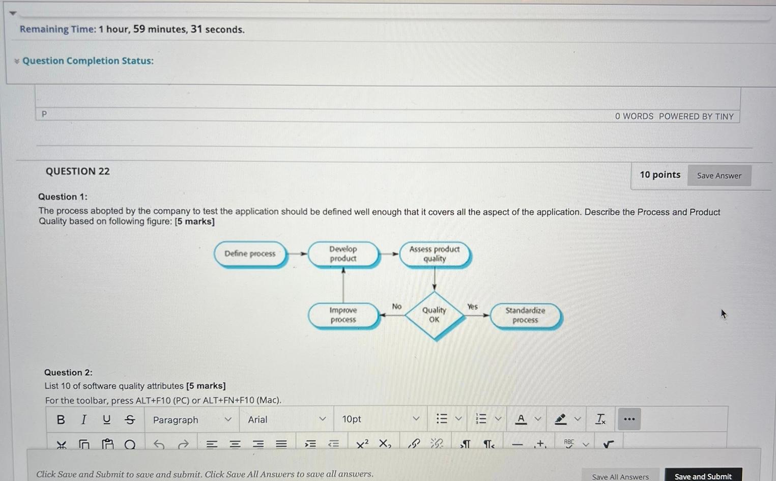Solved Question 1: The process abopted by the company to | Chegg.com