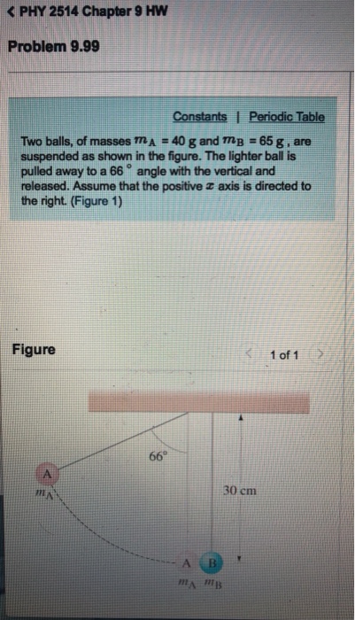 Solved PHY 2514 Chapter 9 HW Problem 9.99 Constants I | Chegg.com