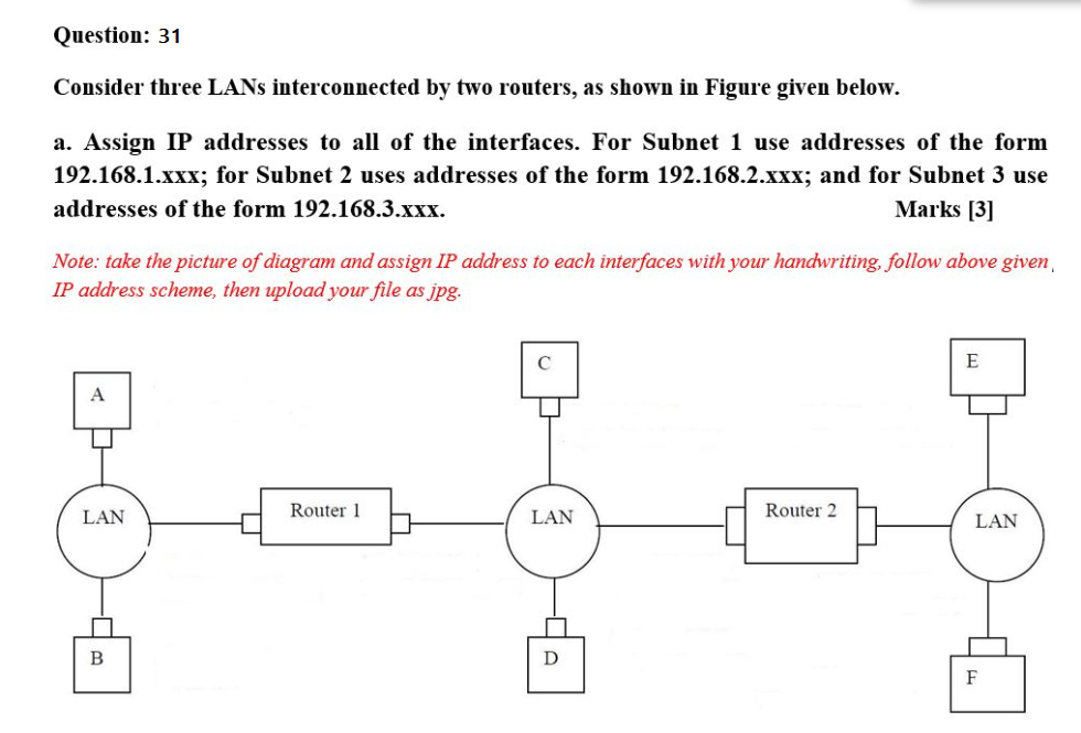 Solved Question: 31 Consider three LANs interconnected by | Chegg.com Solved Question: 31 Consider three LANs interconnected by | Chegg.com