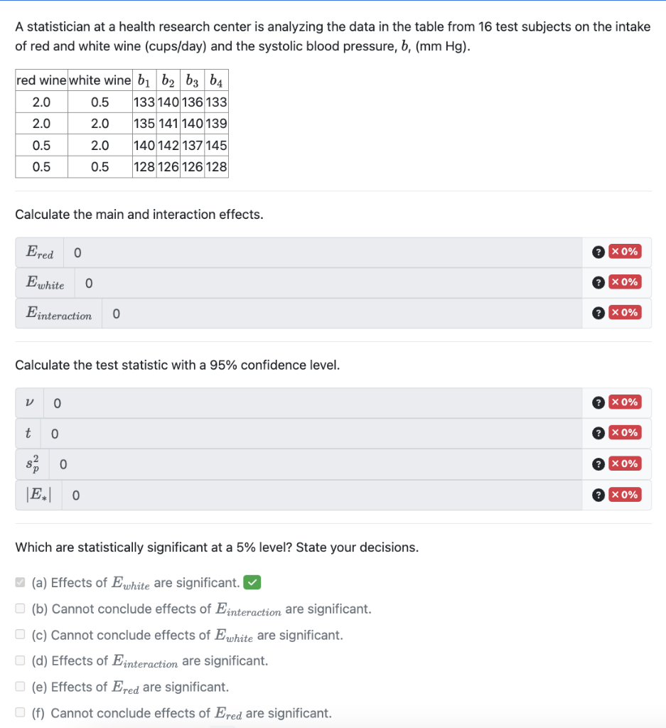 Solved A statistician at a health research center is | Chegg.com