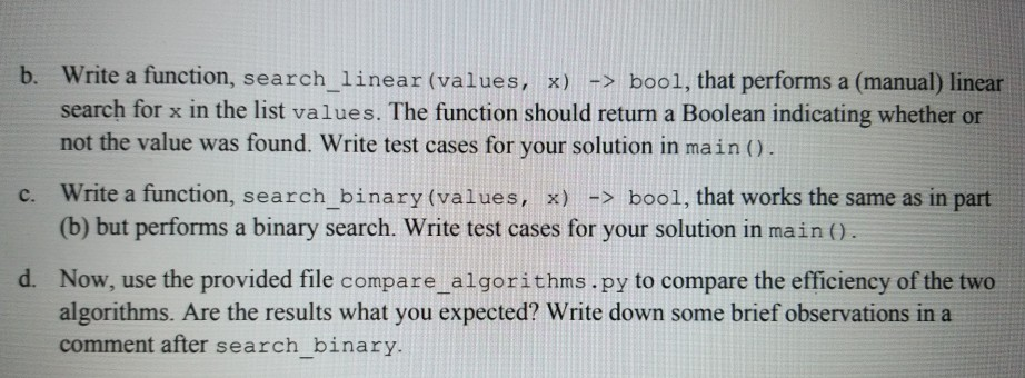 Solved Searching The File Sorteddatatxt Contains Series Of