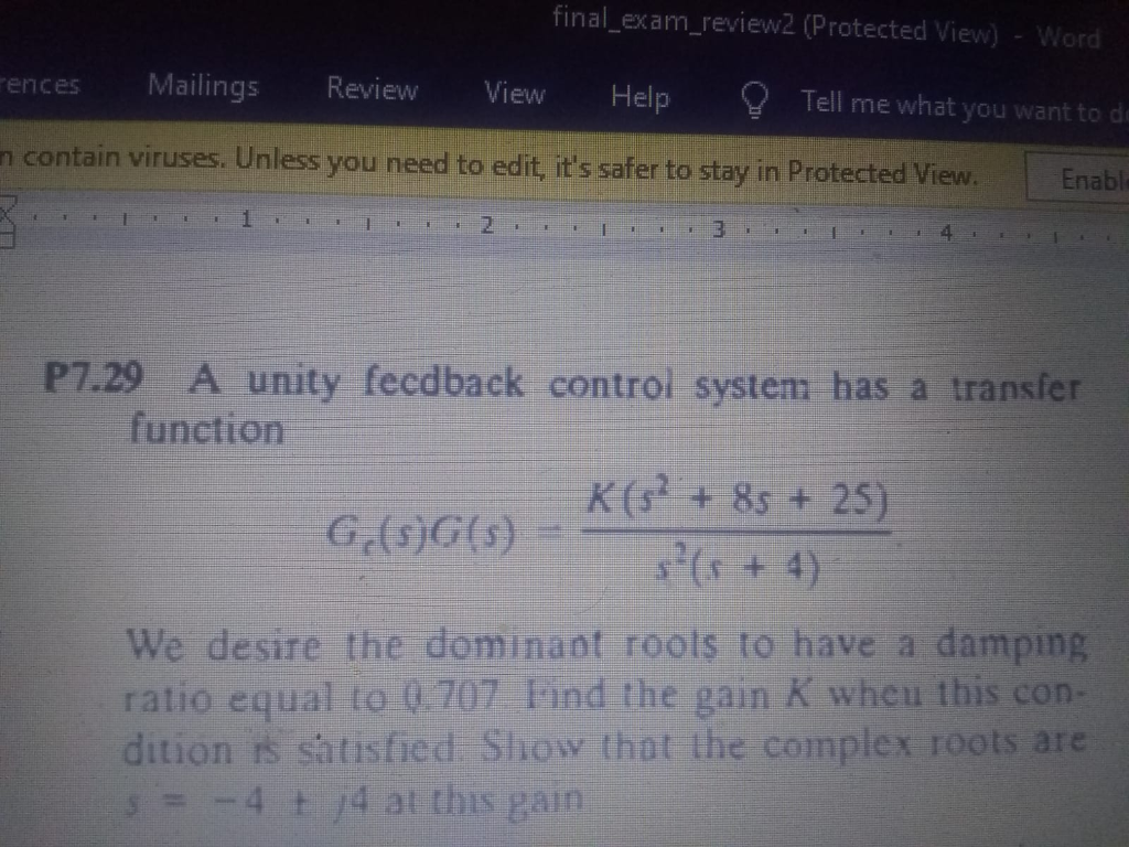 Solved final_exam_review2 (Protected view) - Word rences | Chegg.com