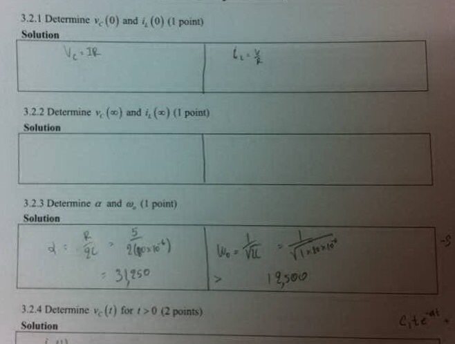 Solved 32 Consider the RLC circuit shown in the following | Chegg.com