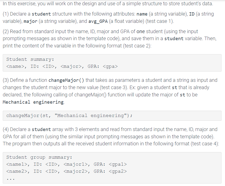 Solved In this exercise, you will work on the design and use | Chegg.com