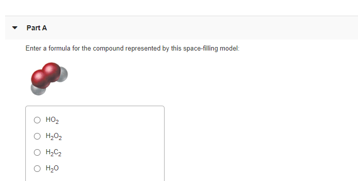 Solved Part A Enter a formula for the compound represented | Chegg.com