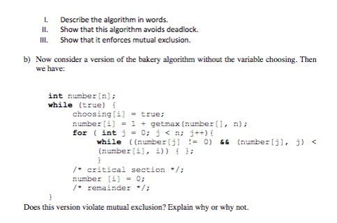 a) A software approach to mutual exclusion is | Chegg.com