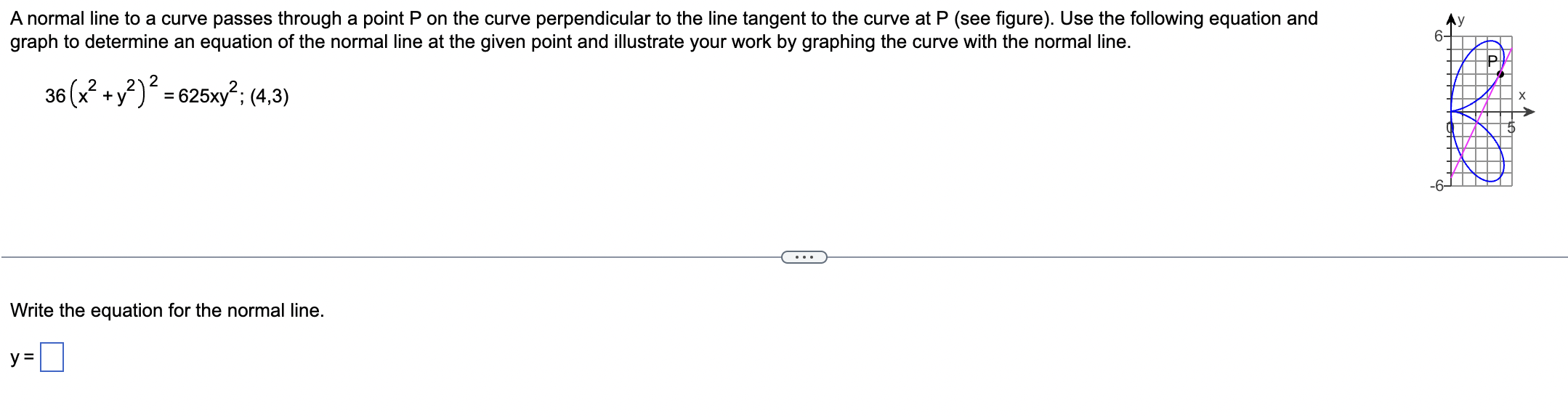 Solved A normal line to a curve passes through a point P ﻿on | Chegg.com