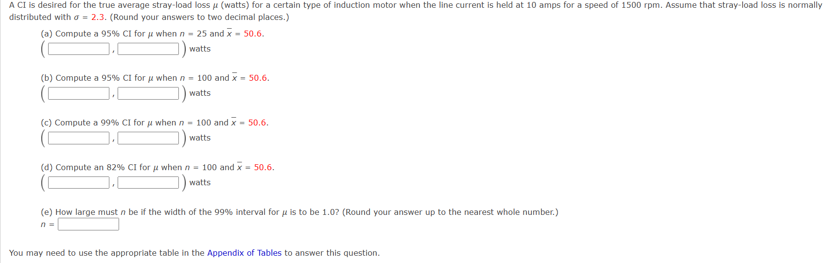 Solved distributed with σ=2.3. (Round your answers to two | Chegg.com