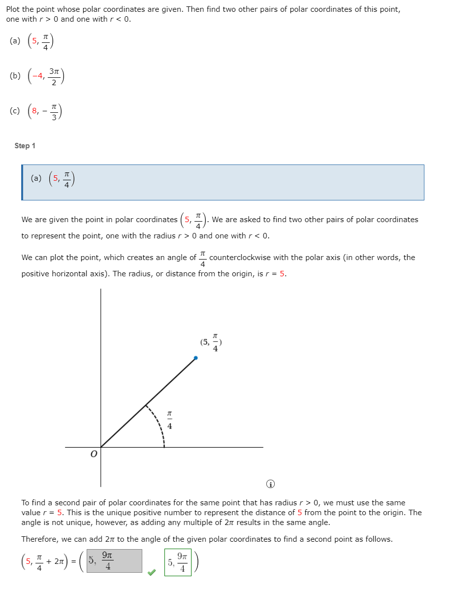 Solved Plot the point whose polar coordinates are given. | Chegg.com