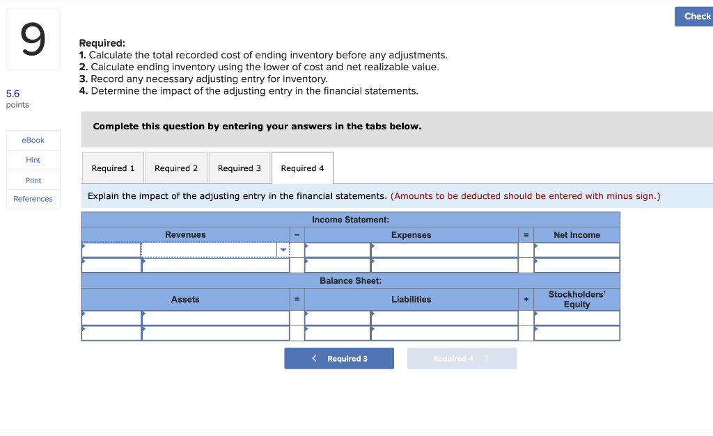 Solved Rustic Furnishings reports inventory using the lower | Chegg.com