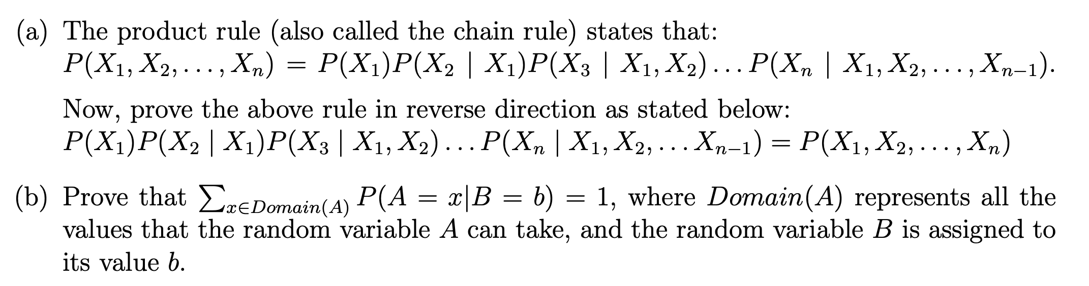 Solved (a) The product rule (also called the chain rule) | Chegg.com