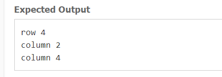 Solved ZERO ROWS & COLS Problem Description Assume you are | Chegg.com