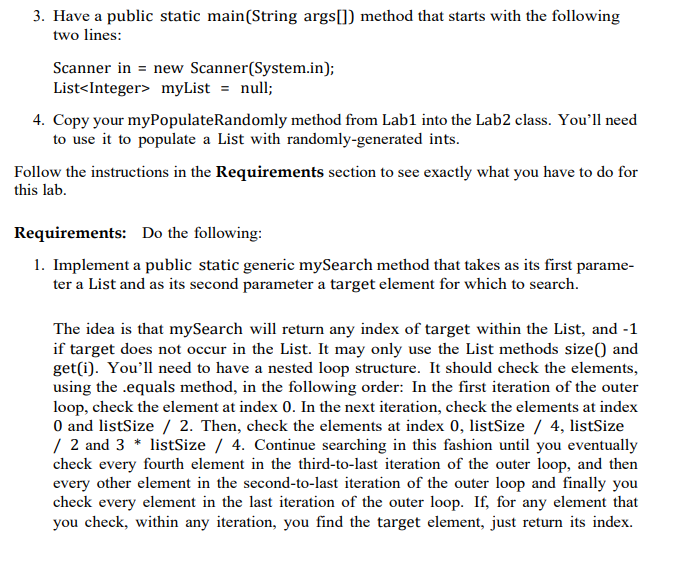 Solved 3. Have a public static main(String args[]) method | Chegg.com