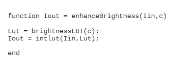 Solved Matlab image Brightness enhancement - i have attached | Chegg.com