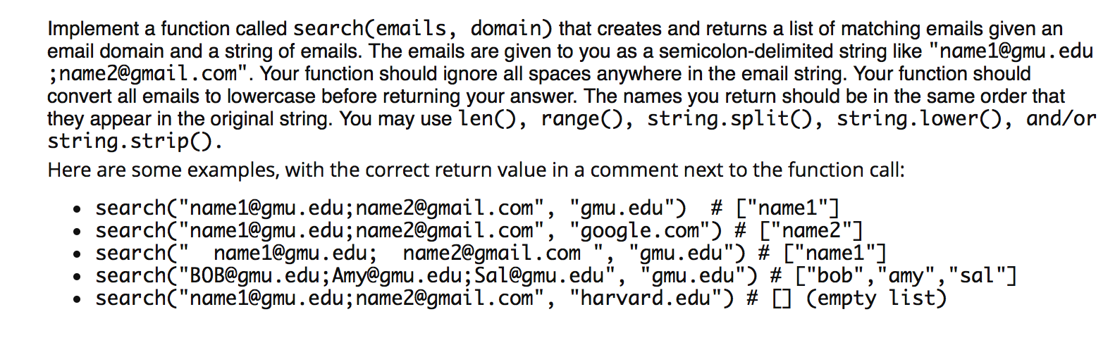 Solved In Python3 Do not use: import statements global | Chegg.com